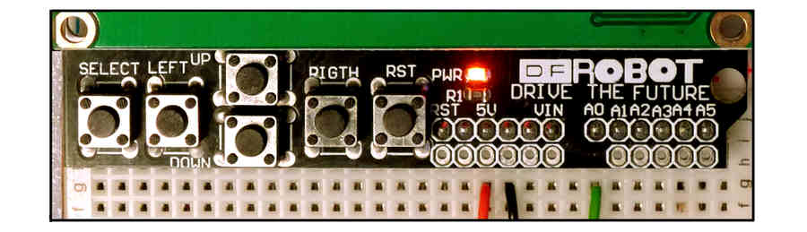 Simple way to add 2x40 characters on LCD and 5 buttons to Arduino or ...